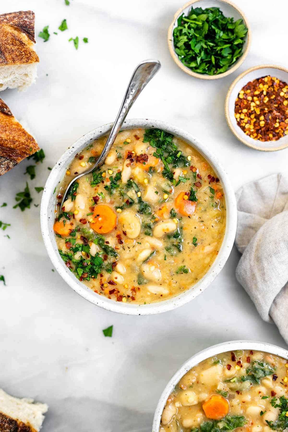 Creamy Cauliflower Soup with Truffle Oil | Savory Touch